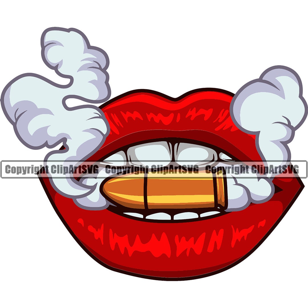 Sexy Lips Bite Bullet Kiss Mouth Mask Woman Female Girl Beauty Makeup ...