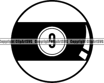 8 Ball Svg | Etsy