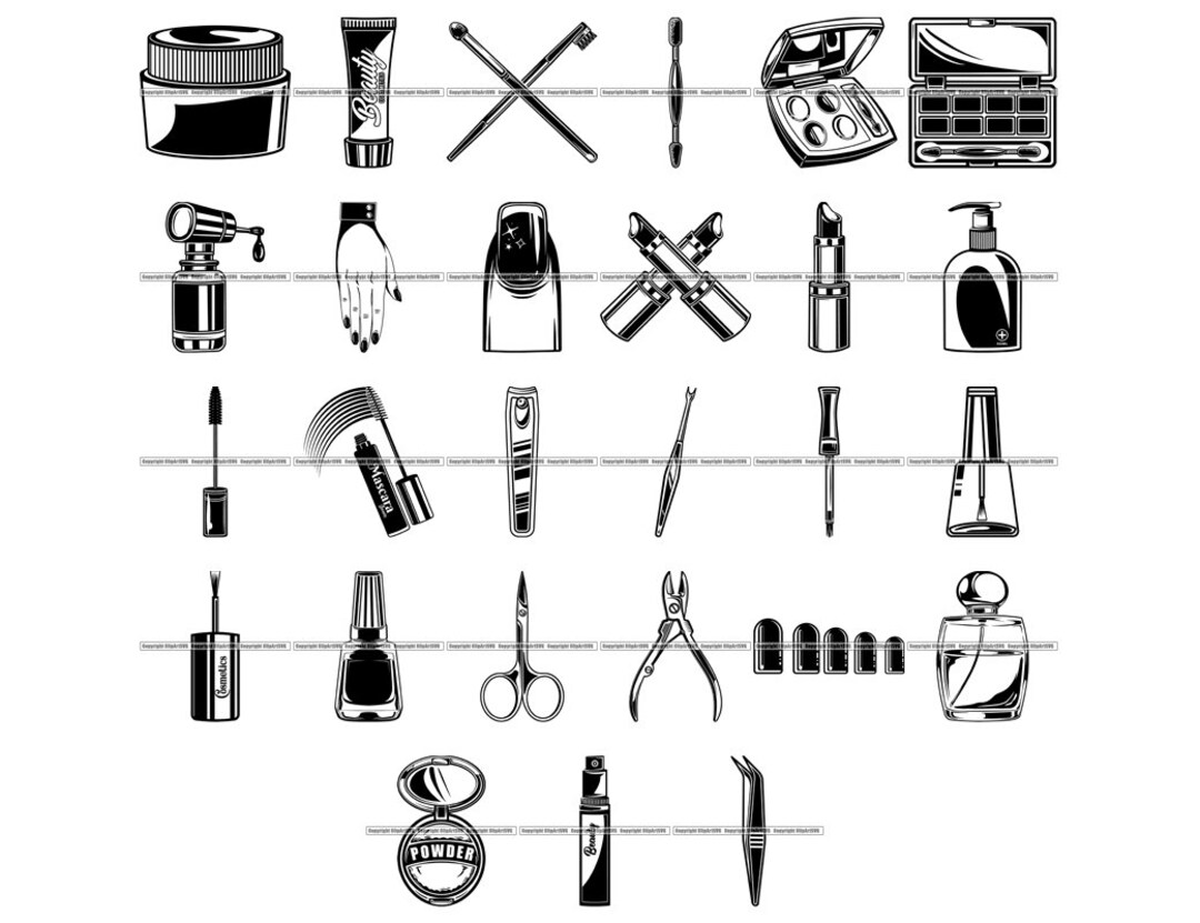MEGA BUNDLE 27 Cosmetology Cosmetic Beauty Mascara Brush Bottle Nail ...
