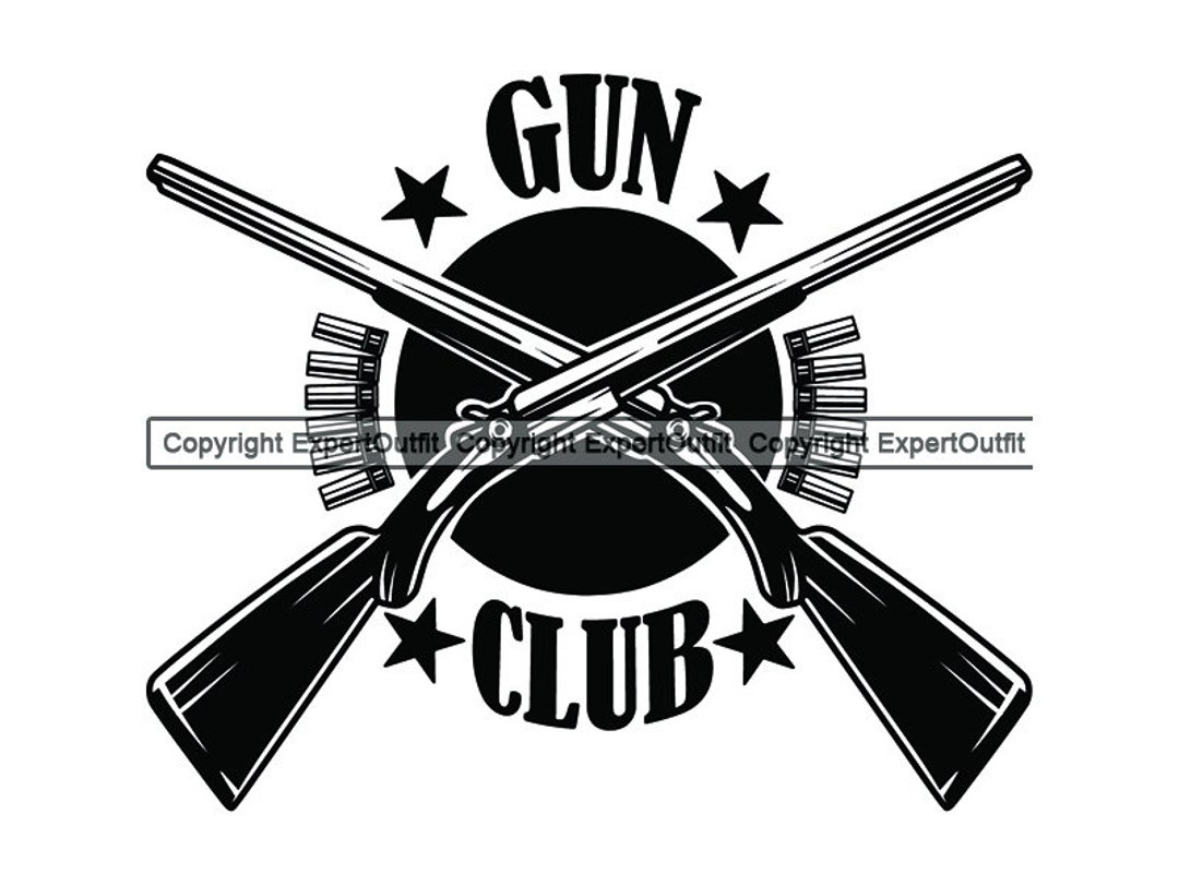 Gun Logo Firearm Pistol Rifle Scope Shoot Shooting Range Target ...