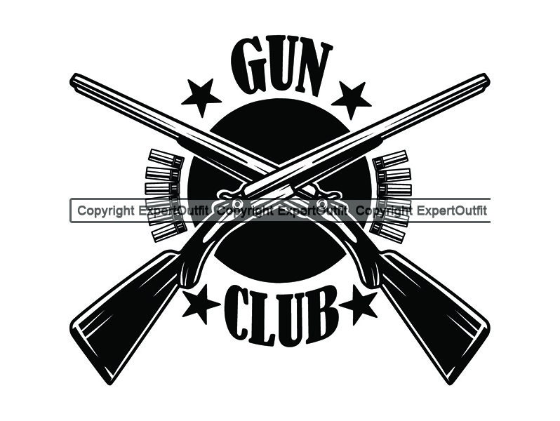 Gun Logo Firearm Pistol Rifle Scope Shoot Shooting Range - Etsy
