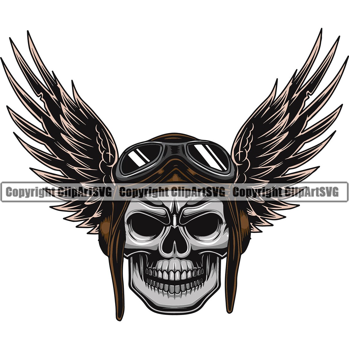 Pilot Skull War Battle Hat Cap Helmet Goggle Leather Headgear - Etsy