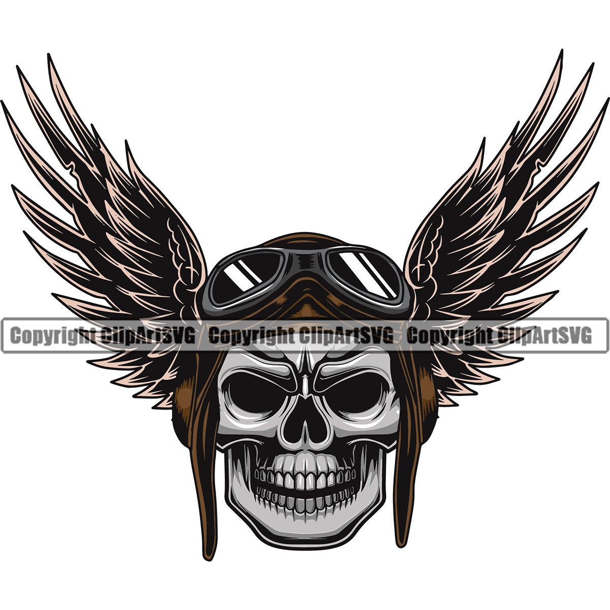 Pilot Skull War Battle Hat Cap Helmet Goggle Leather Headgear - Etsy