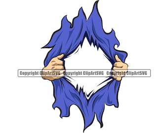 Hands Ripping Open Shirt - Etsy