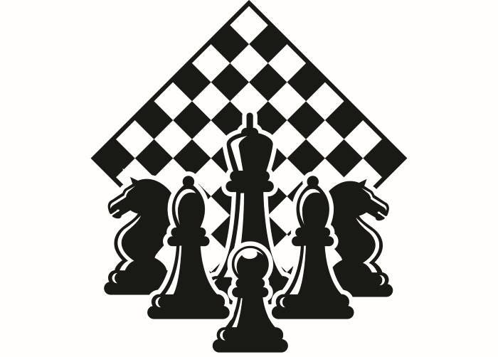 Chess Logo #1 Chessboard Pieces Setup Board Game Strategy Player Club ...