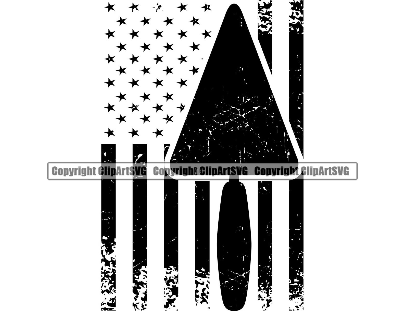 Mason Masonry USA US Flag Spade Construction Building Cement - Etsy