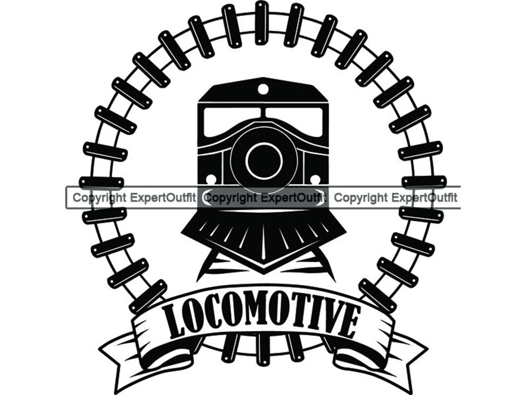 Train Locomotive Steam Engine Tracks Railroad Railway Vintage ...