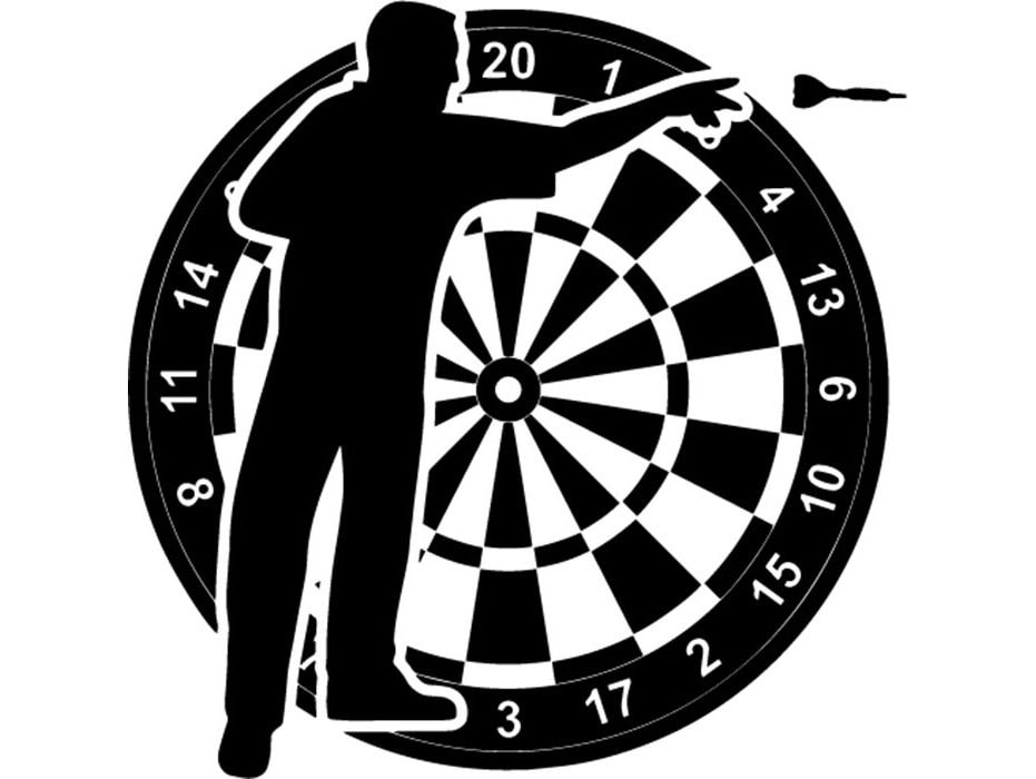 Darts Logo 24 Dartboard Tips Flights Board Championship | Etsy