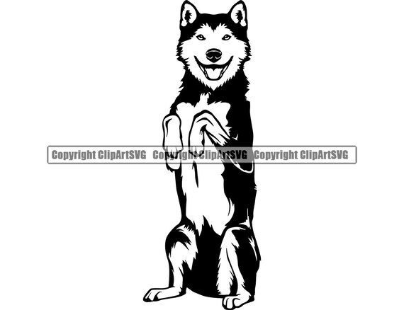 Clip Art & Image Files Paper, Party & Kids Shiba Inu Dog Breed Head ...