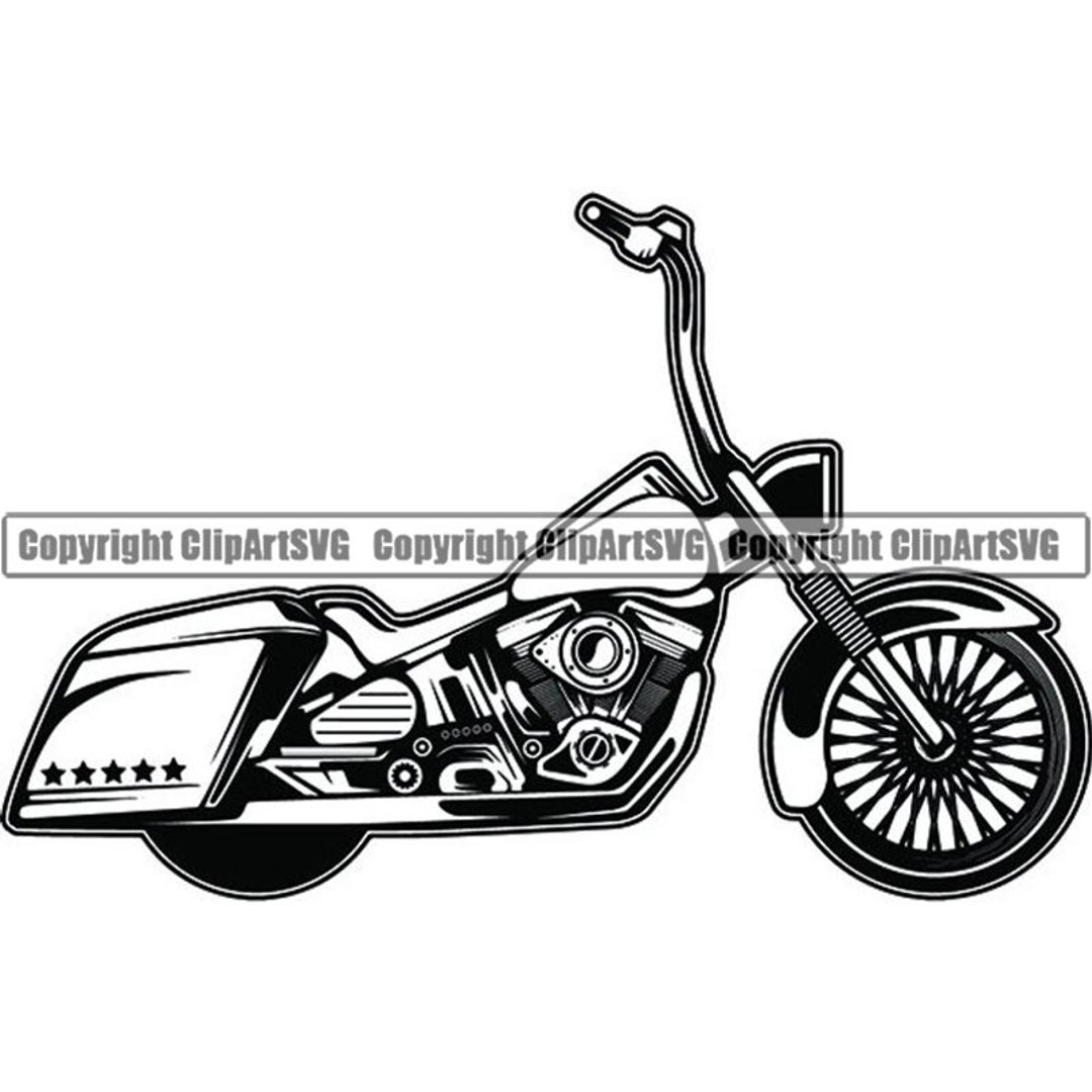 Motorcycle #15 Custom Chopper Outlaw Motorbike Bike Biker Repair ...