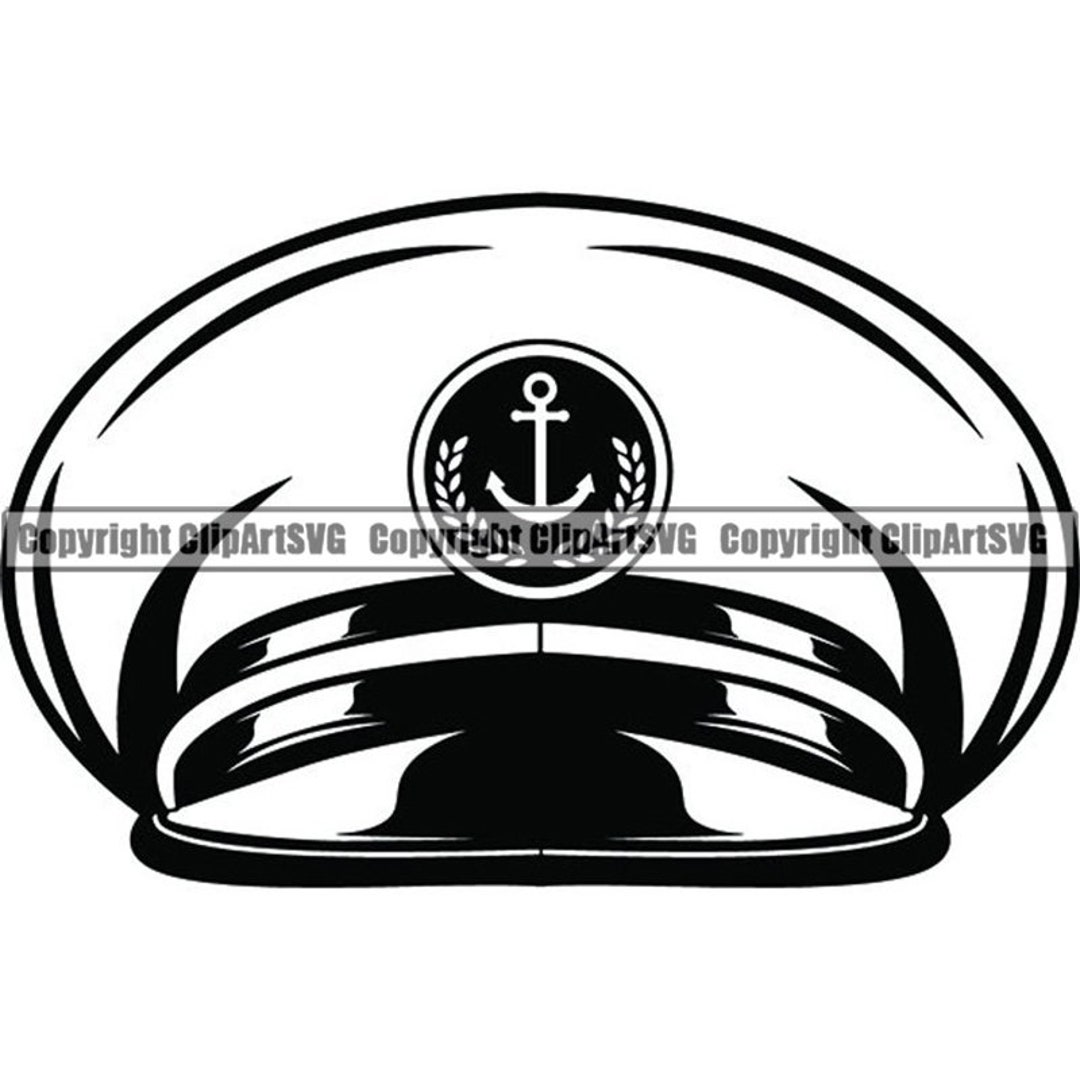 Captain Hat #3 Naval Sea Ship Boat Cap Uniform Clothes Outfit Nautical ...