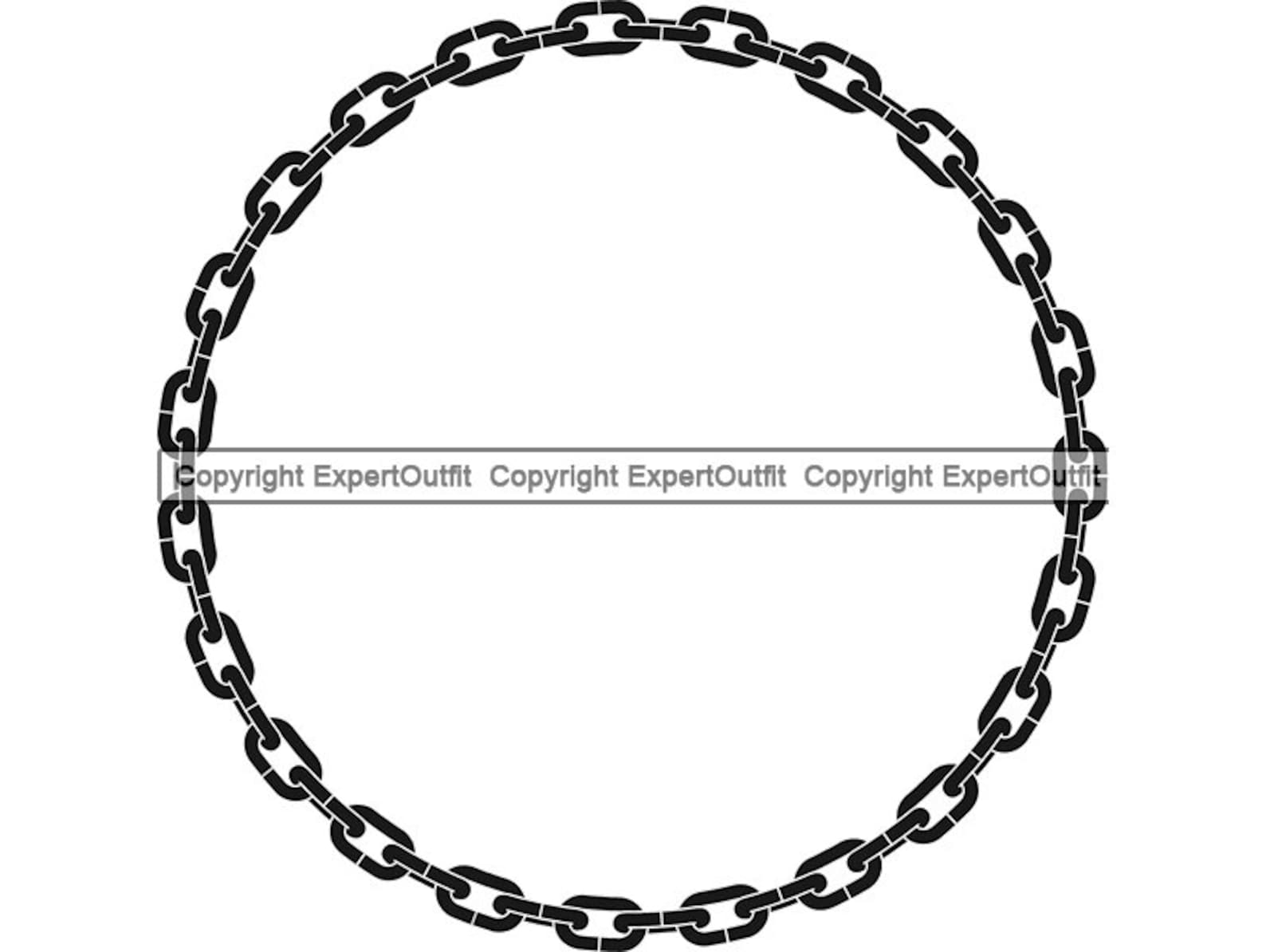 Chain Link Circle Frame Endless Metal Rope Stainless Steel Towing ...
