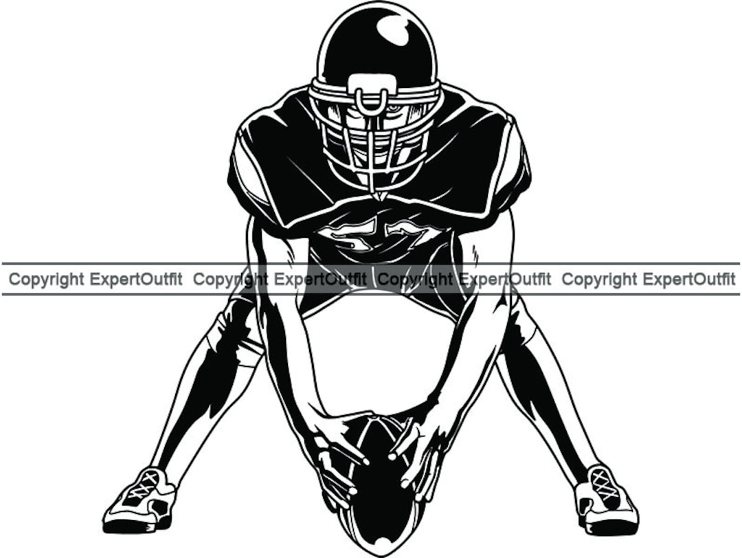 Football Player Footballer Linebacker Linebacking Athlete Athletic ...
