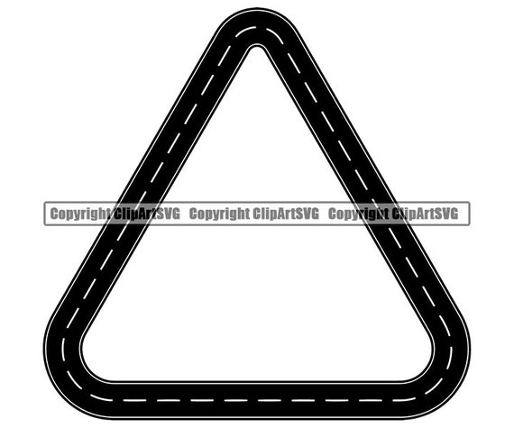 Race Track Road Clipart