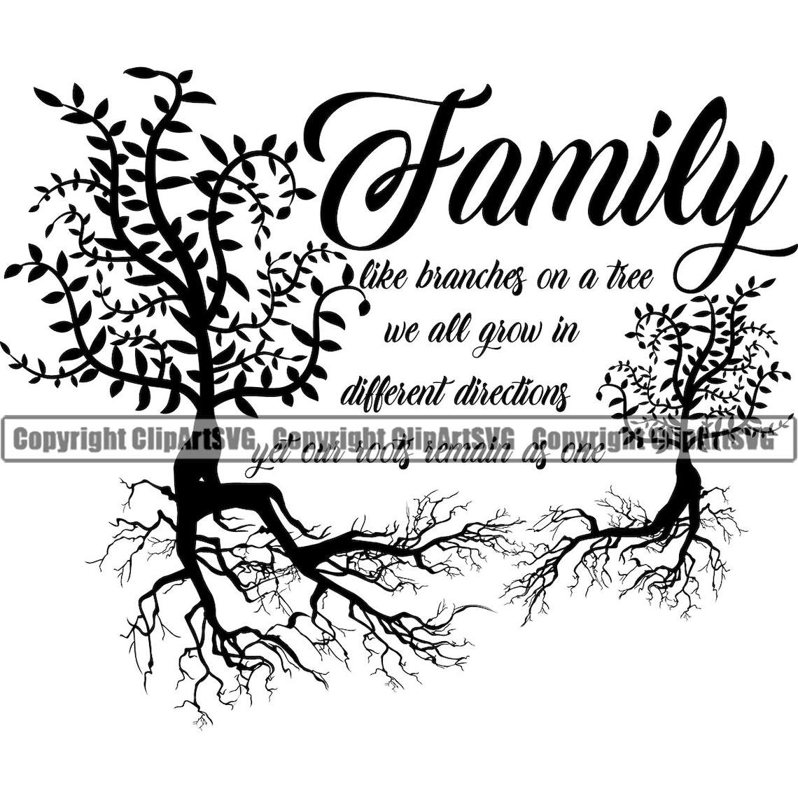 Family Tree Roots Life Love Grow Growing Branch Growth Heritage Wall ...