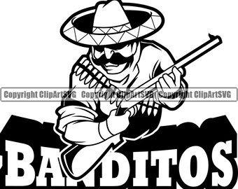 Outlaw Bandit Cowboy Svg - Etsy