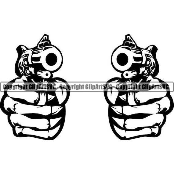 Grim Reaper 13 Skull Death Gun Shoot Evil Kill Killer Grim | Etsy