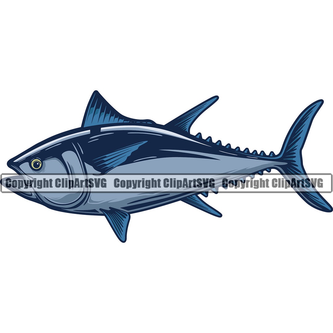Tuna Fishing Logo Sword Fish Saltwater Ocean Deep Sea Sport Game Rod ...