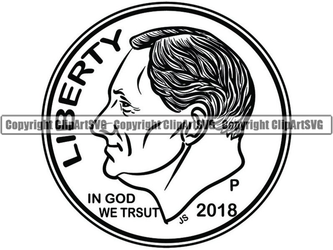 Money Coin #3 US 10 Cent Dime President Currency Collecting Success ...