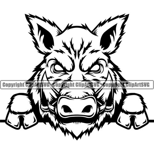Boar Svg Wild Boar Head Svg Hog Razorback Angry Animal - Etsy Boar Svg Wild Boar Head Svg Hog Razorback Angry Animal - Etsy