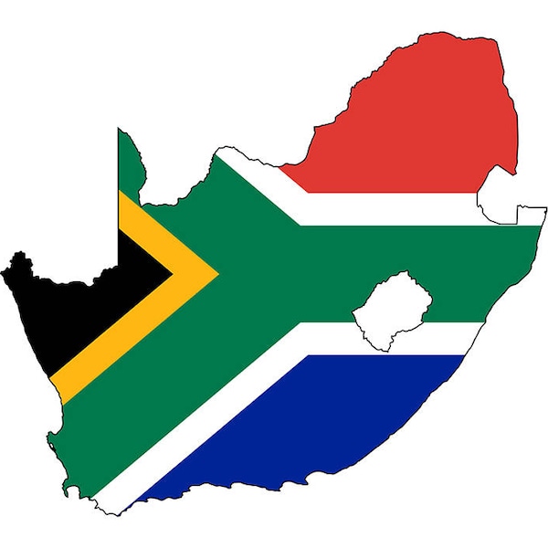 South Africa Map Clipart - Etsy