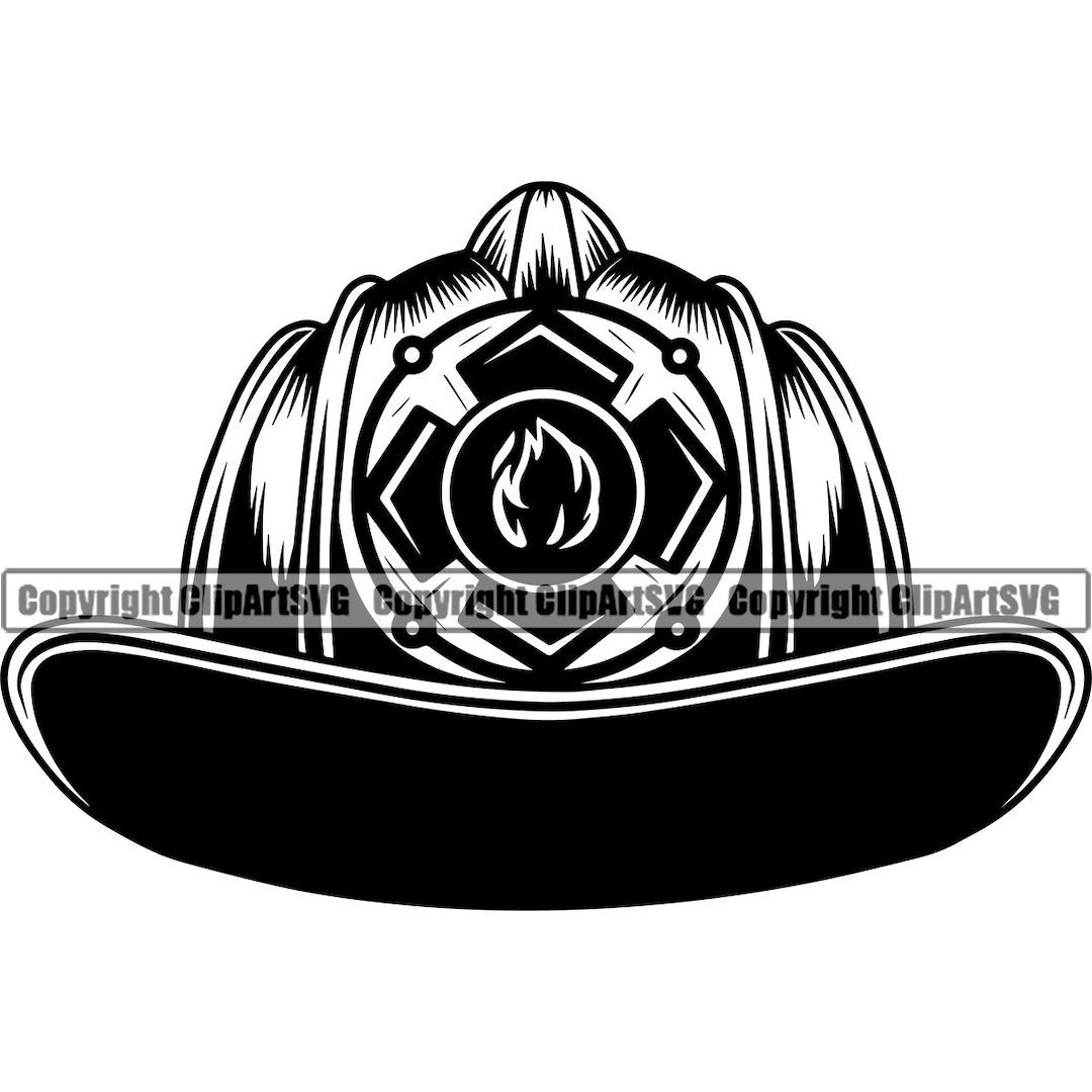 Firefighter Helmet #6 Firefighting Hat Cap Fireman Mask Fighting Fire ...