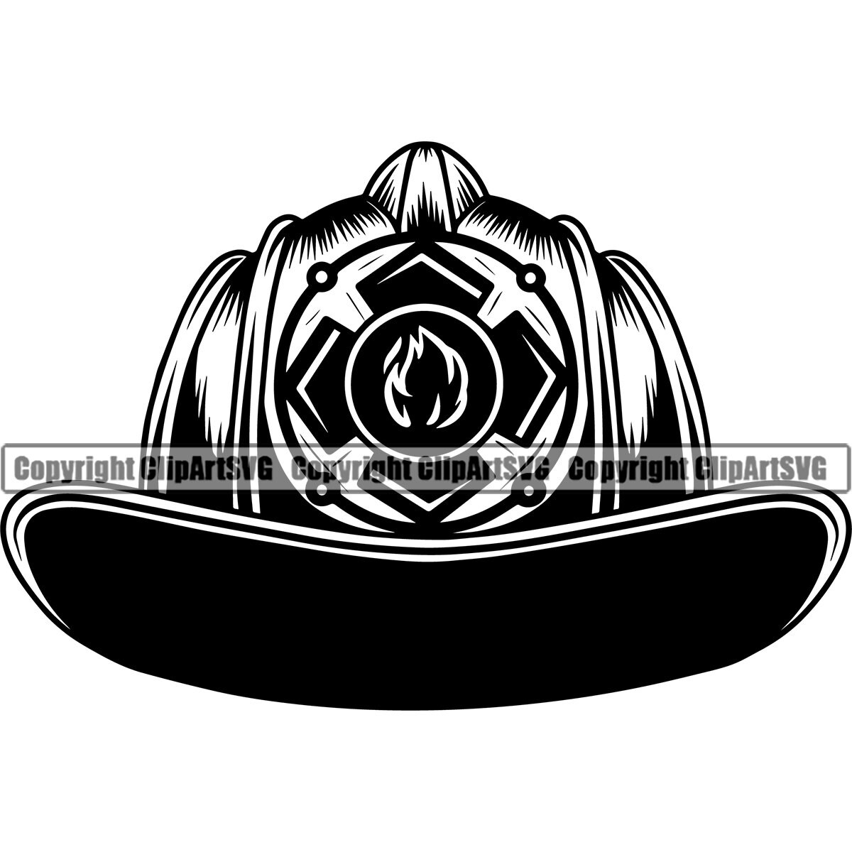 Craft Supplies & Tools Drawing & Drafting Firefighter Logo Helmet Mask ...