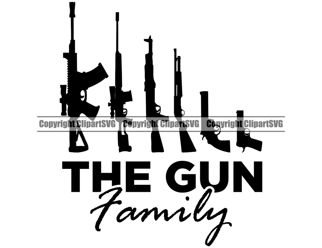 Gun Family Machine Shotgun Pistol America Patriot Liberty Freedom Vet ...