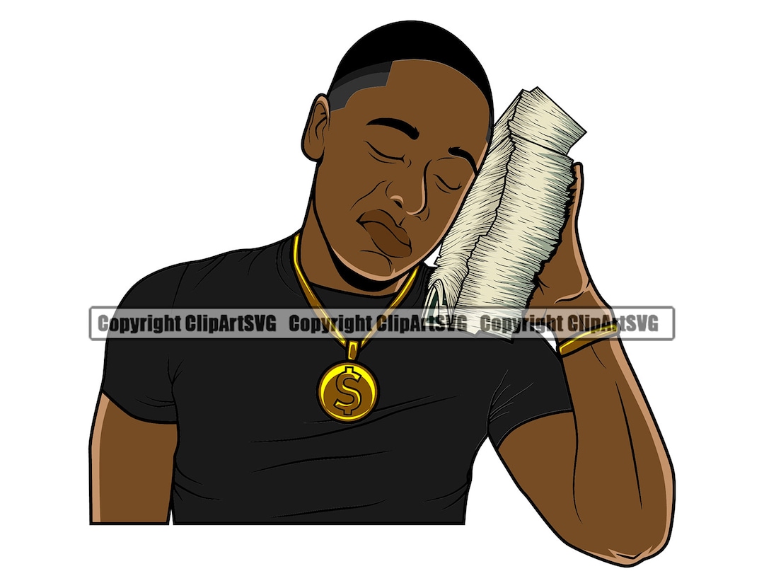 Man Holding Money Stack Cell Phone 100 Hundred Dollar Bills Knot Cash ...