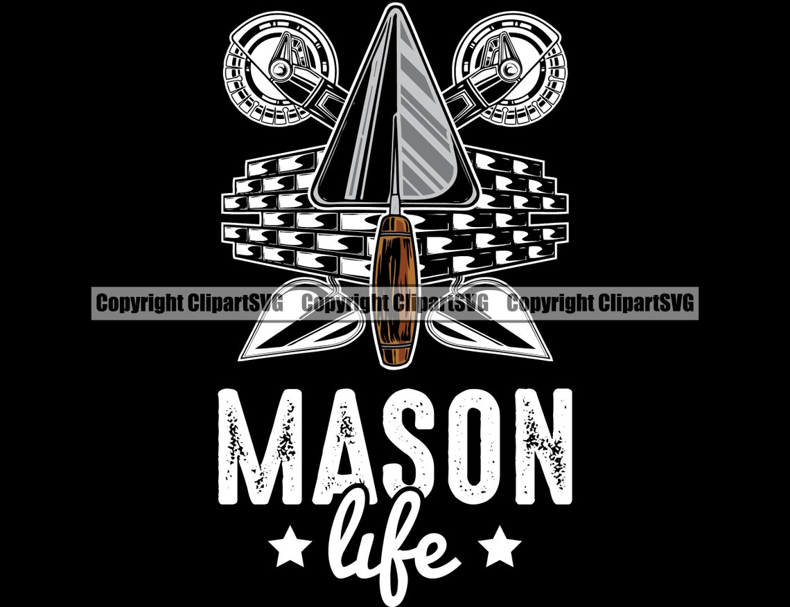 Mason Life Masonry Concrete Construction Building Cement Brick Stone ...