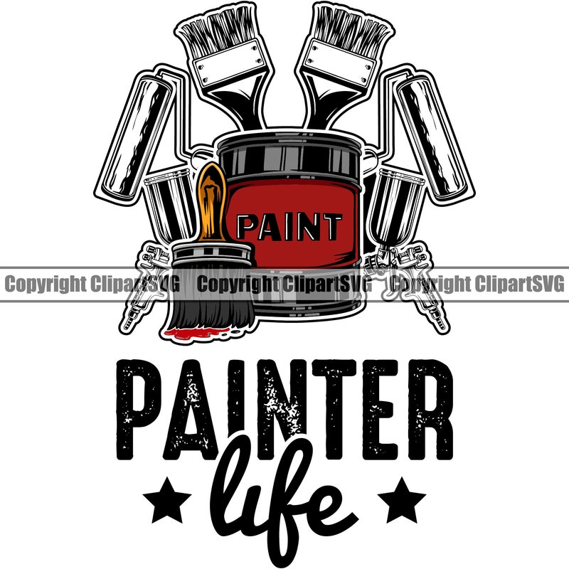 Painting Logo Svg - Etsy