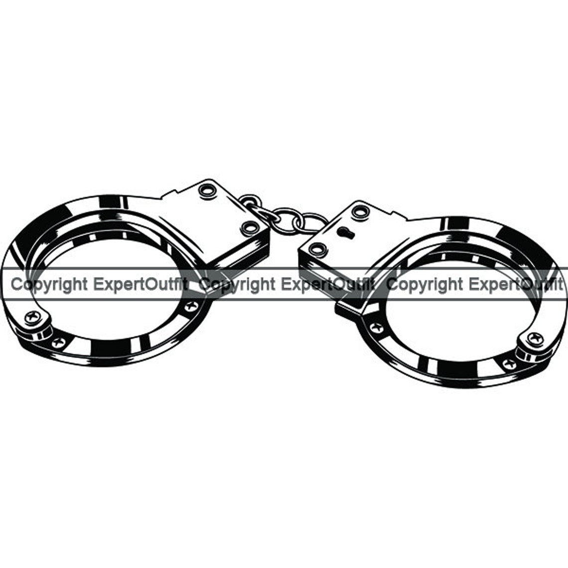 Police Policeman Cop Handcuff Tool Detention Lock Sheriff Officer ...