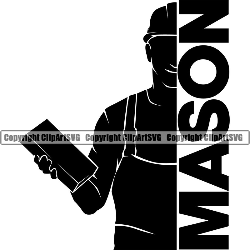 Stone Mason Logo Svg - Etsy