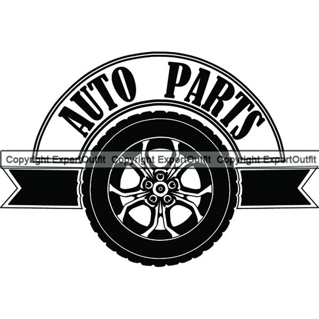 Mechanic Logo Tire Wheel Rim Sales Engine Auto Car Part Biker ...