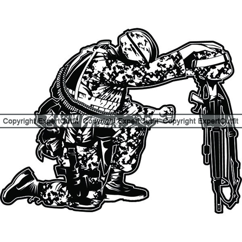 Fallen Soldier 3 Soldier Military War Fallen War Memorial - Etsy