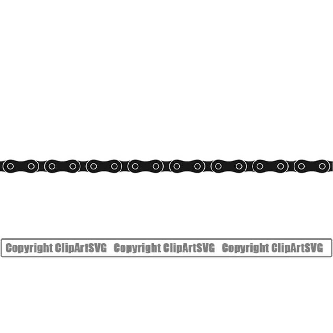 Bicycle Chain Straight Line Border Frame Cycle Cycling Bike Race BMX ...