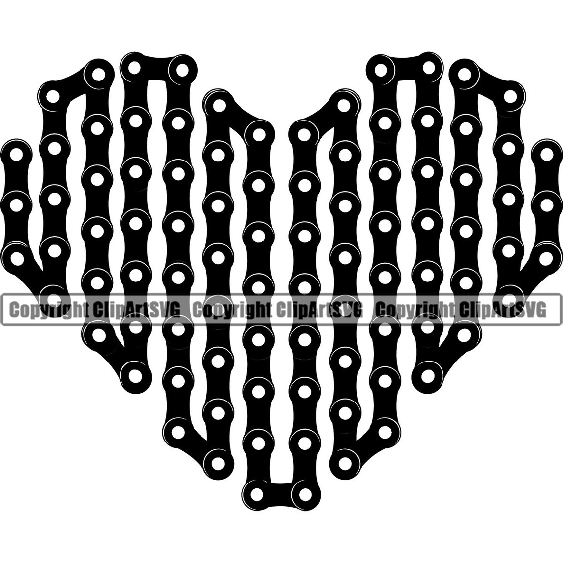 Bicycle Chain Heart Love Border Frame Cycle Cycling Bike Race - Etsy
