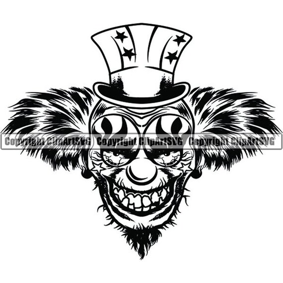 Killer Skull Clown Tattoos