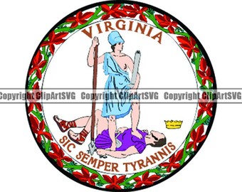 Virginia Seal File - Etsy