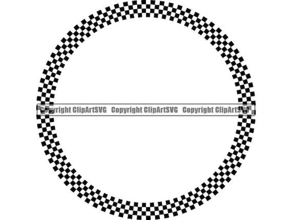 Checkered Flag Border Clipart