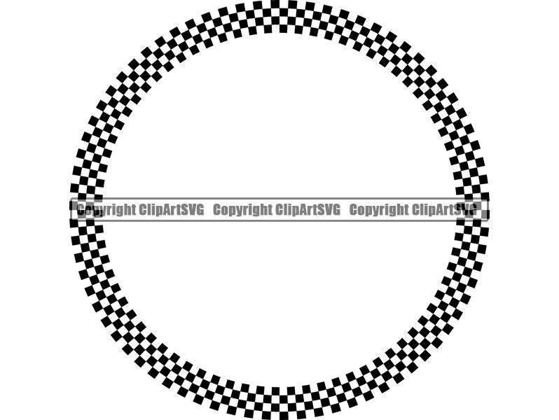 Checkered Flag Clipart Border