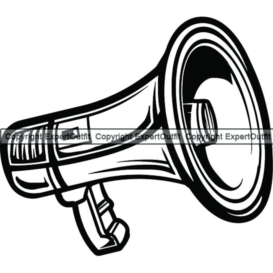 Bullhorn Bull Horn Police Speaker Microphone Megaphone Cop Officer ...