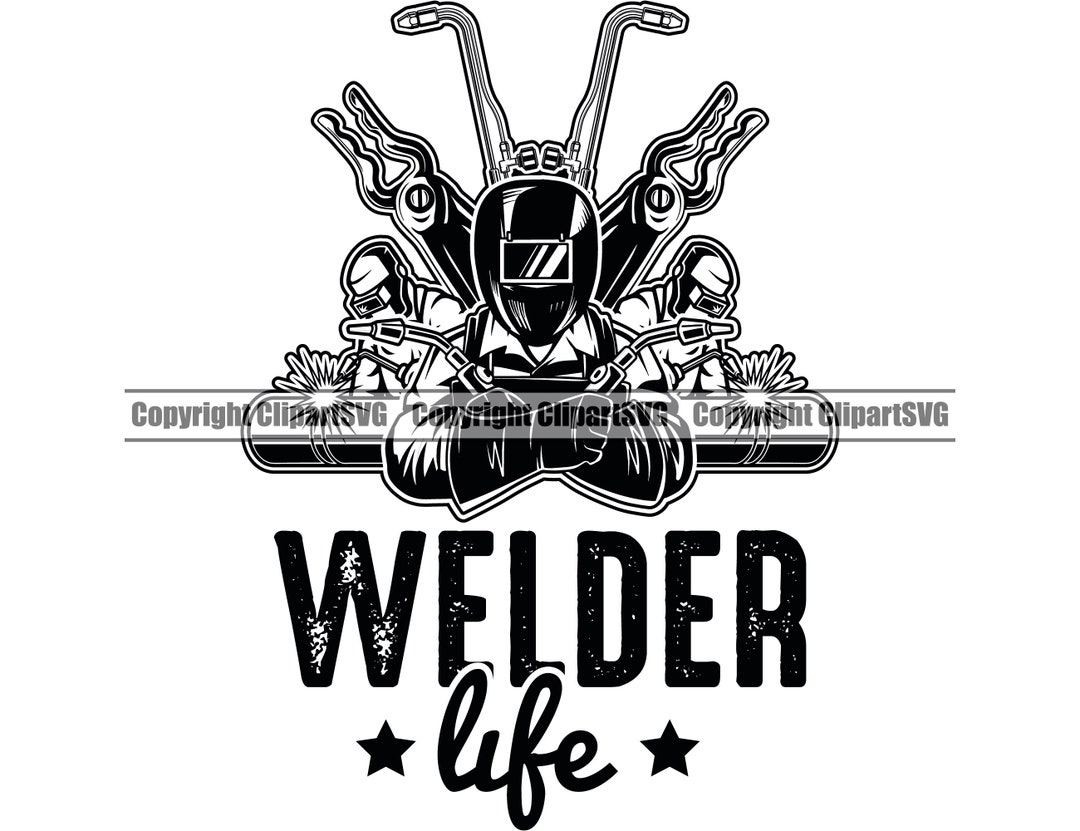 Welding Life Welder Steel Metal Torch Safety Mask Work Worker Build Fix ...