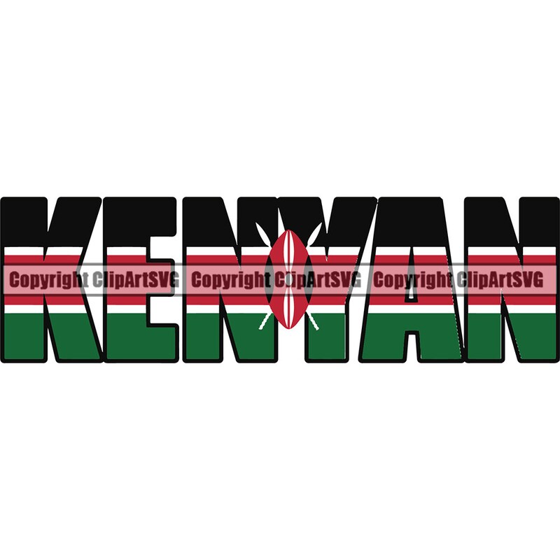 Kenyan Map Svg - Etsy