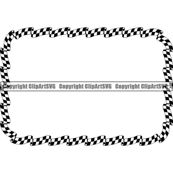 Printable Racing Flag Border Printable Checkered Flag ClipArt Best