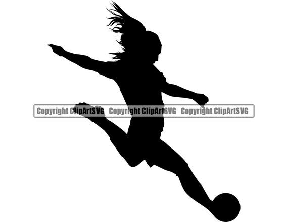 Girls Soccer Vector