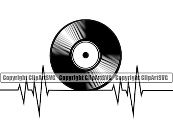 Dj Record Heartbeat - Etsy