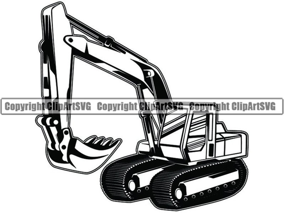 Construction Vehicle #3 Excavator Dig Digger Machine Equipment Builder ...