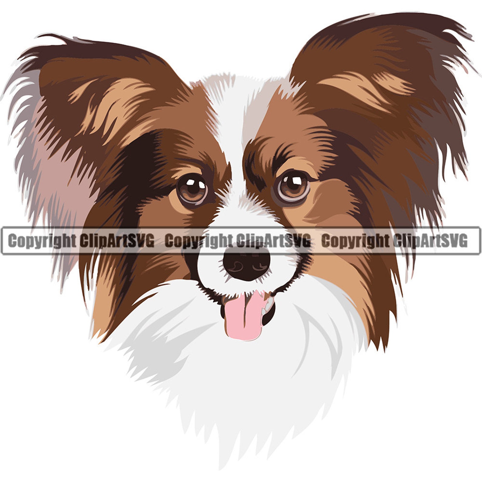 Papillon Dog Breed Smiling Puppy Animal Pet Happy Hound Pedigree ...