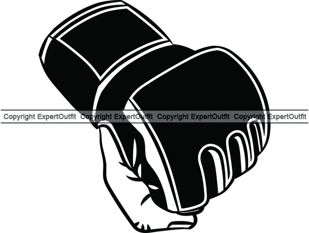 Mma Gloves Vector